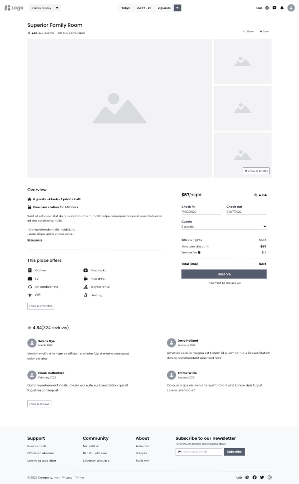 Visily's template - Visily