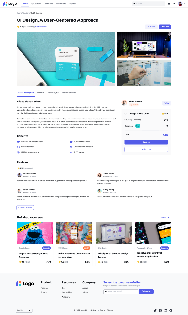 Visily's template - Visily