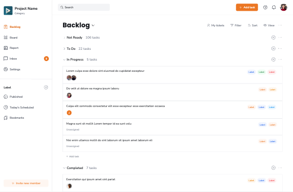 Visily's template - Visily